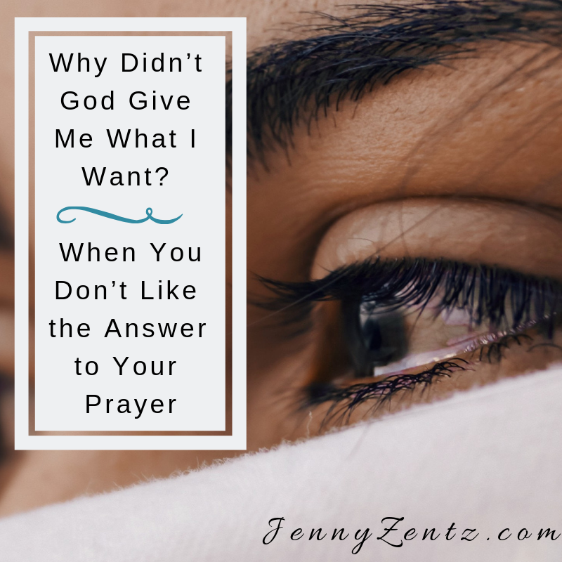 Why Didn’t God Give Me What I Want? : When You Don’t Like the Answer to ...